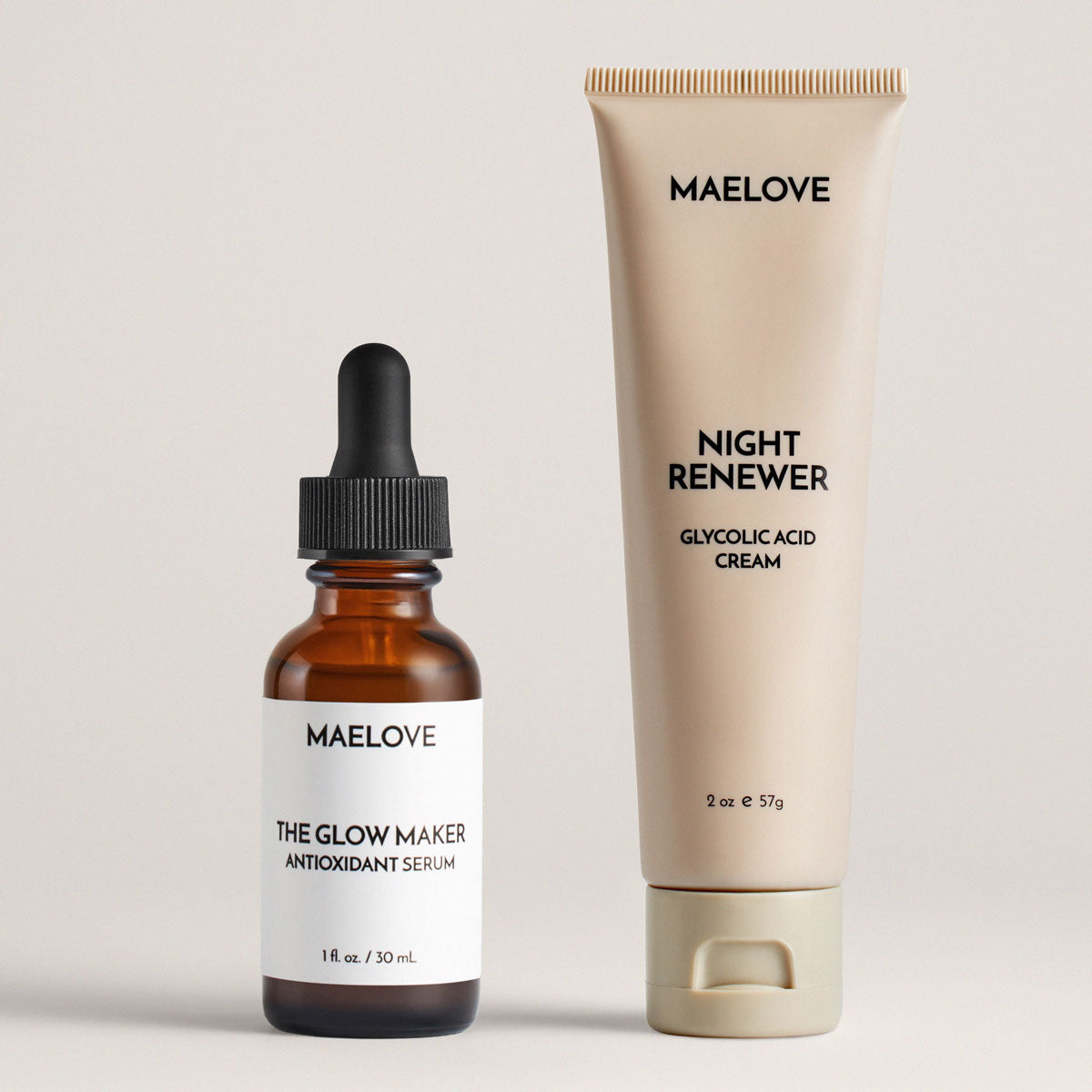 Glow Maker, Vitamin C Serum with Ferulic & Hyaluronic Acid & Maelove ...