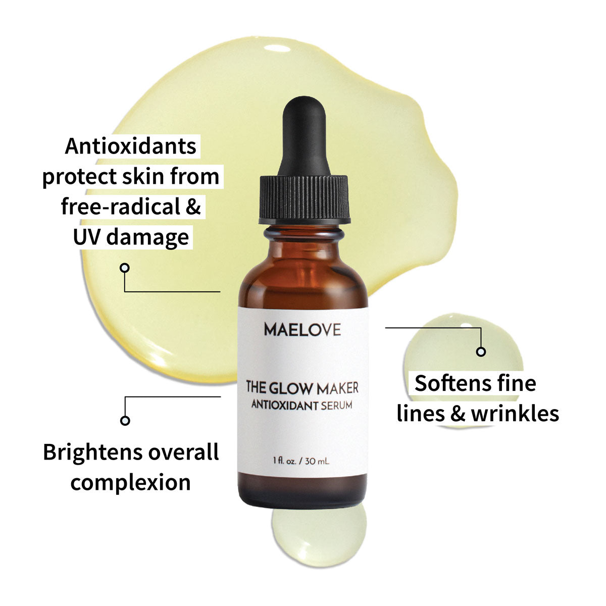 Moonlight, Potent anti-wrinkle serum with Retinaldehyde & Maelove Skincare