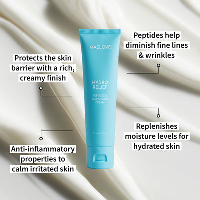 Hydro Relief Peptides & Amino Acids Cream & Maelove Skincare